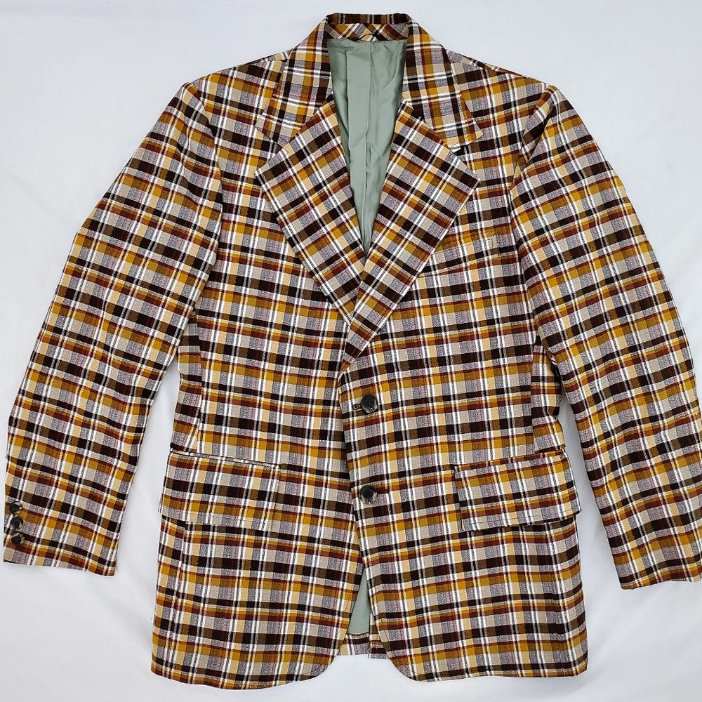 Towncraft Vintage 1970s Blazer 2 Button Sport Jacket … - Gem